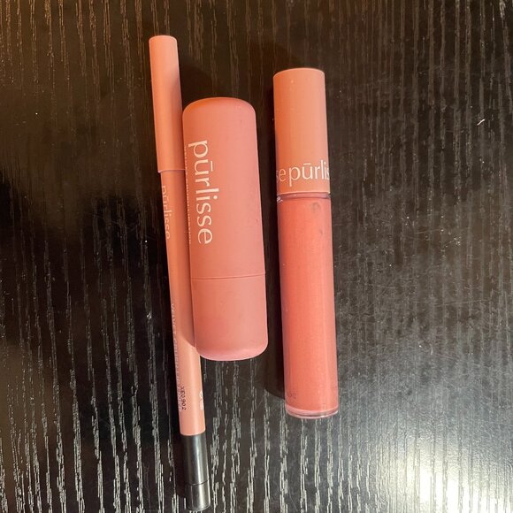 purlisse | Makeup | Purlisse Lip Kit Trio Pinky Nudevelvet Crushelevate ...